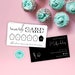 Cupcake Loyalty Card Template, Bakery Stamp Cards, Minimalist Coffee ...