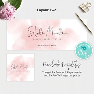DIY Facebook Cover Design, Facebook Page Banner Template, Editable ...