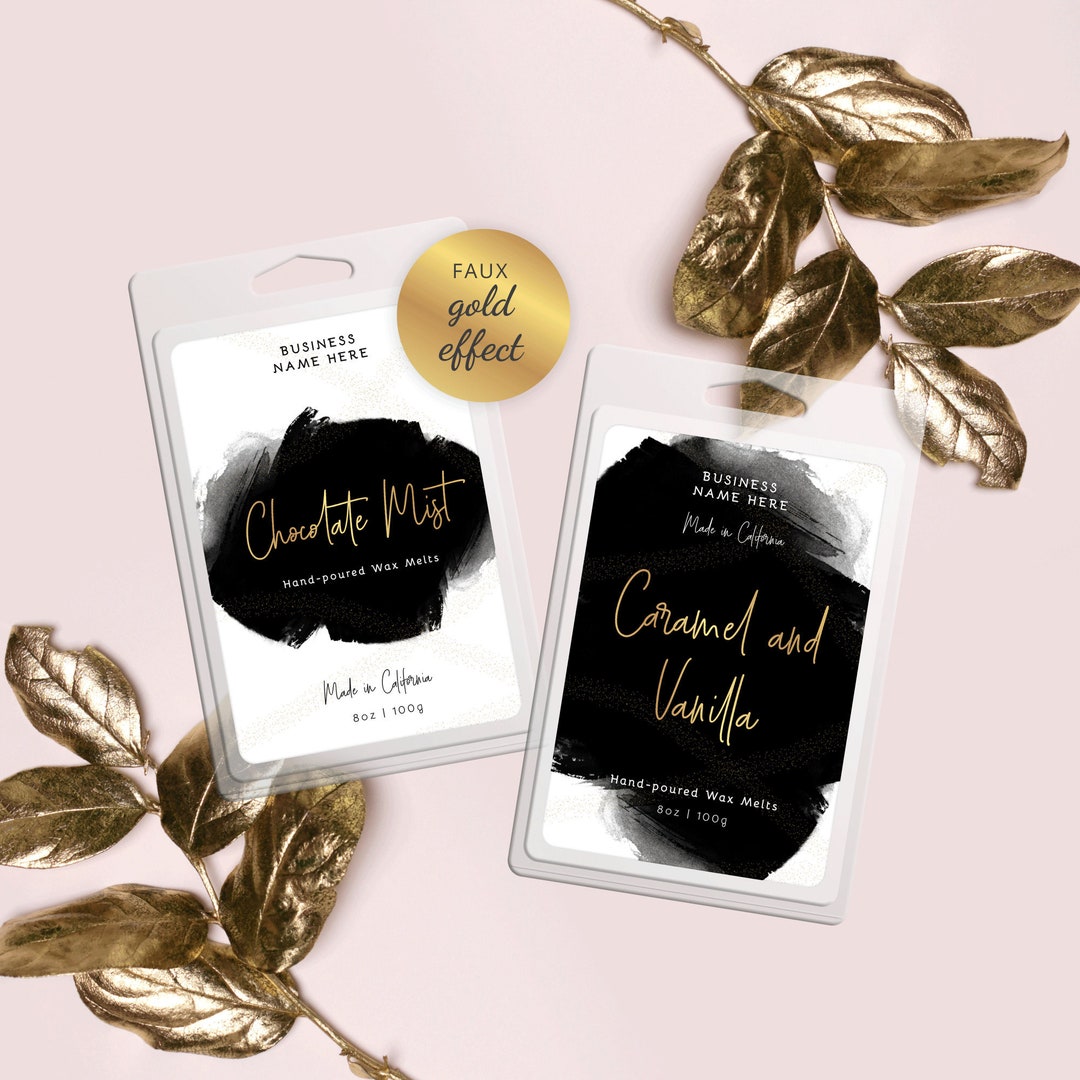 Editable Label Template, Wax Melts Label Design, 2x3", 5x3" Labels ...