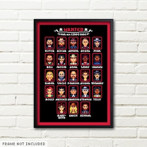 Red Dead Redemption Wanted Poster - Etsy