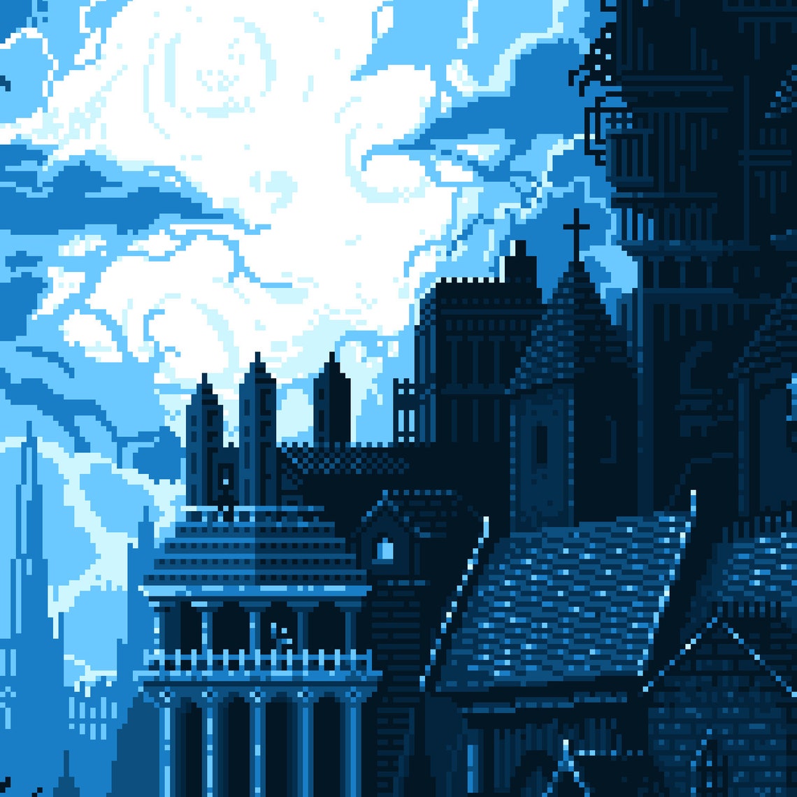 Hunter's Nightmare Pixel Art inspiré du jeu vidéo - Etsy France