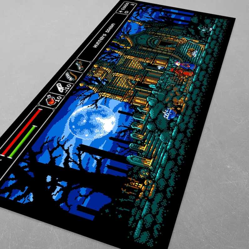 Hunter's Dream Pixel Art Print: 8bit Bloodborne Poster - Etsy