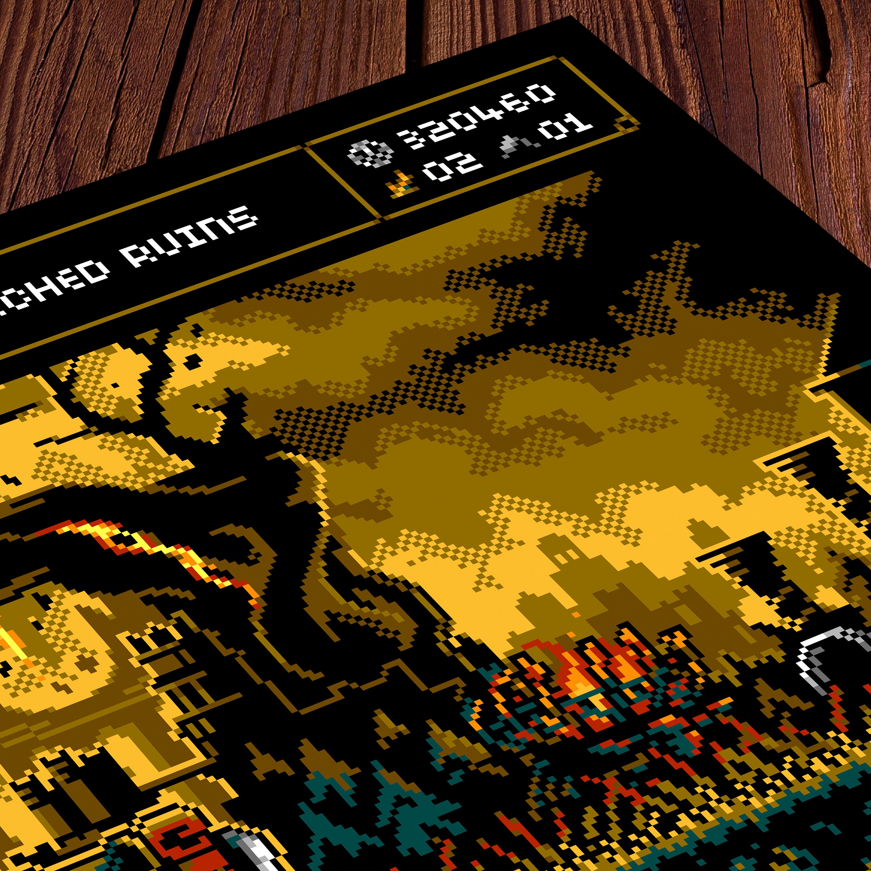 Realm of Shadows Pixel Art Print: 8bit Elden Ring Poster - Etsy
