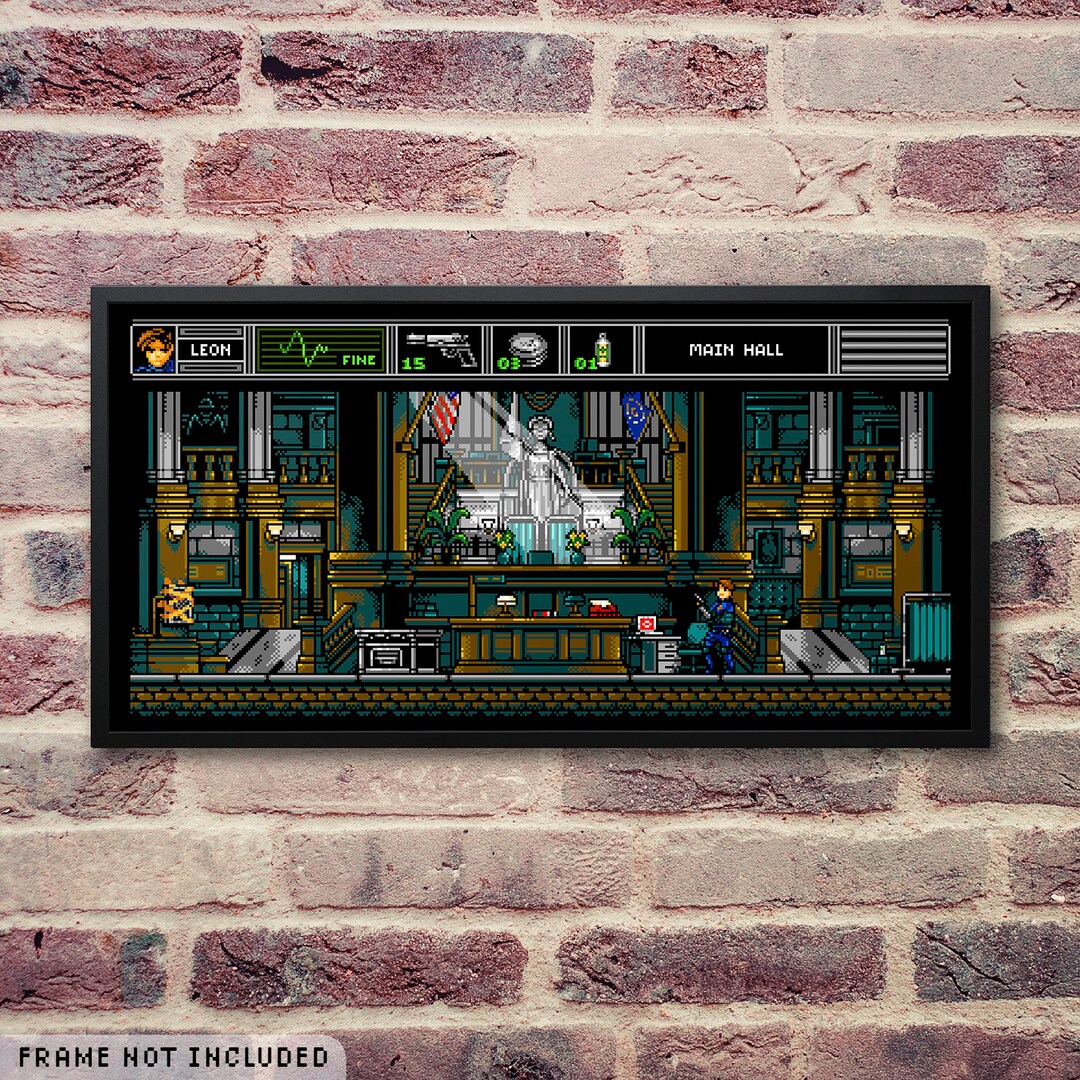 Raccoon Police Department De-make Gaming Inspired Pixel Art High ...