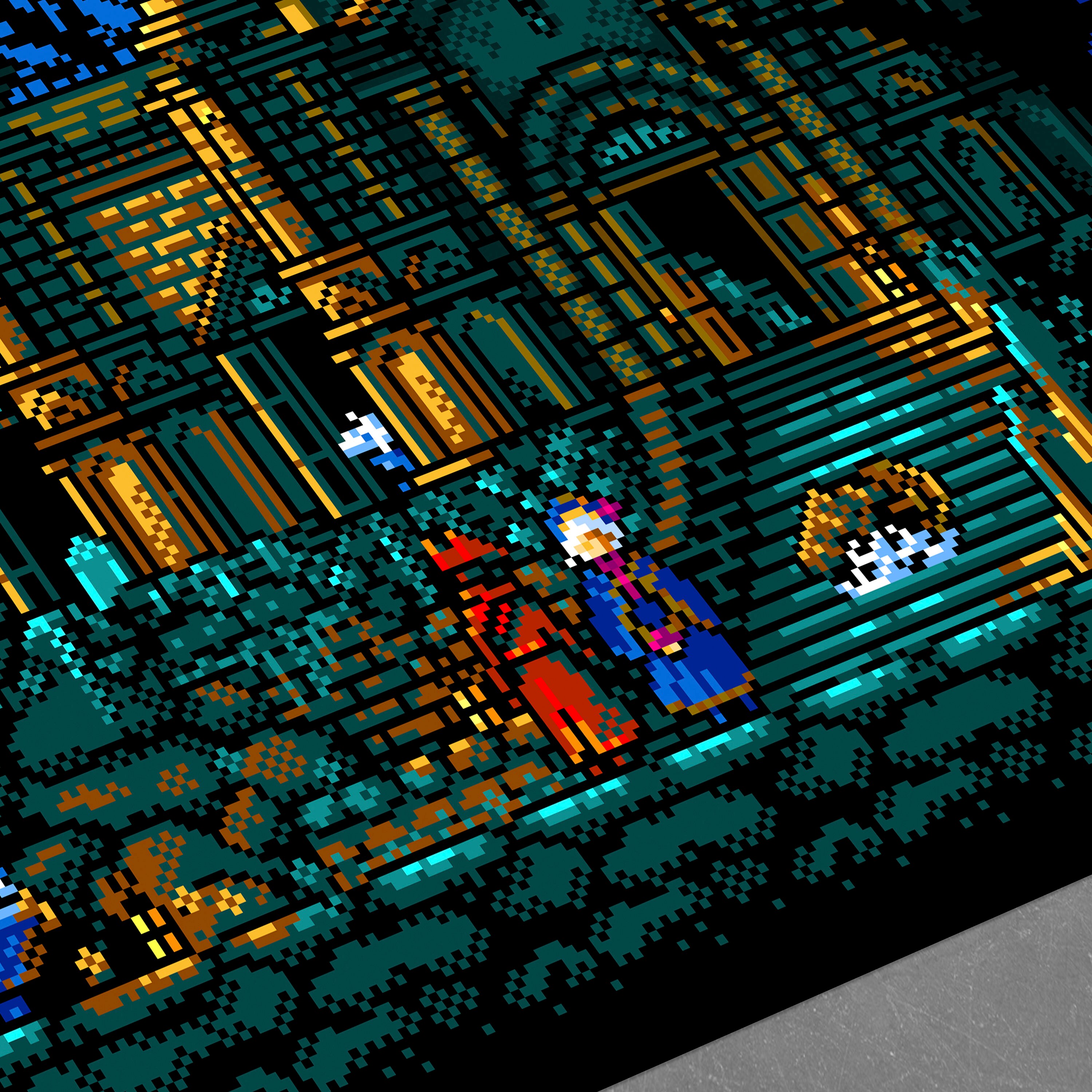 Hunter's Dream Pixel Art Print: 8bit Bloodborne Poster - Etsy
