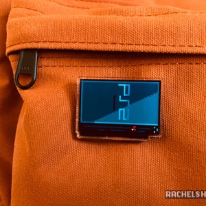 PS2 Console Retro 8-bit Acrylic Playstation Pin Video Game Pixel Art ...