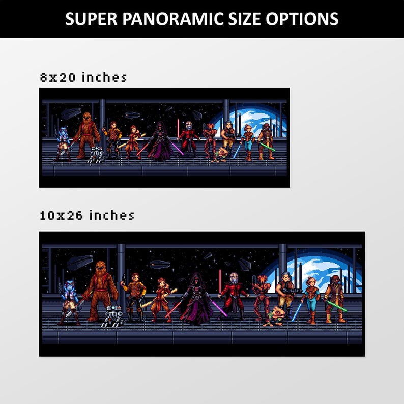 KOTOR Pixel Art Print: 8bit Knights of the Old Republic Poster - Etsy