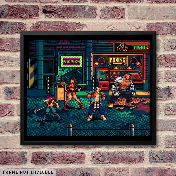 Pixel Art Print - Etsy