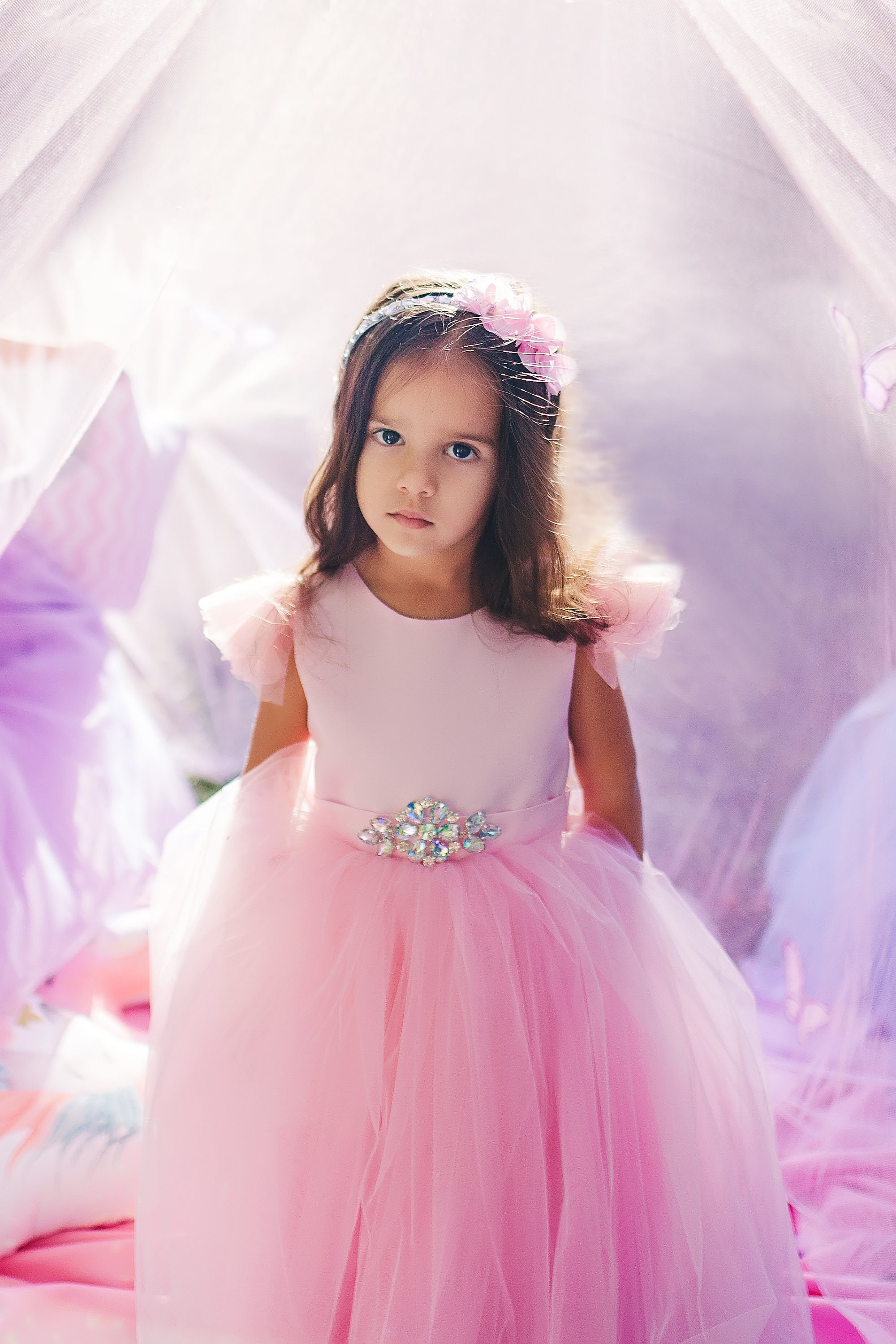 Kids Dress, Party Dress, Elegant Dress, Girls Princes Dress, Pretty ...