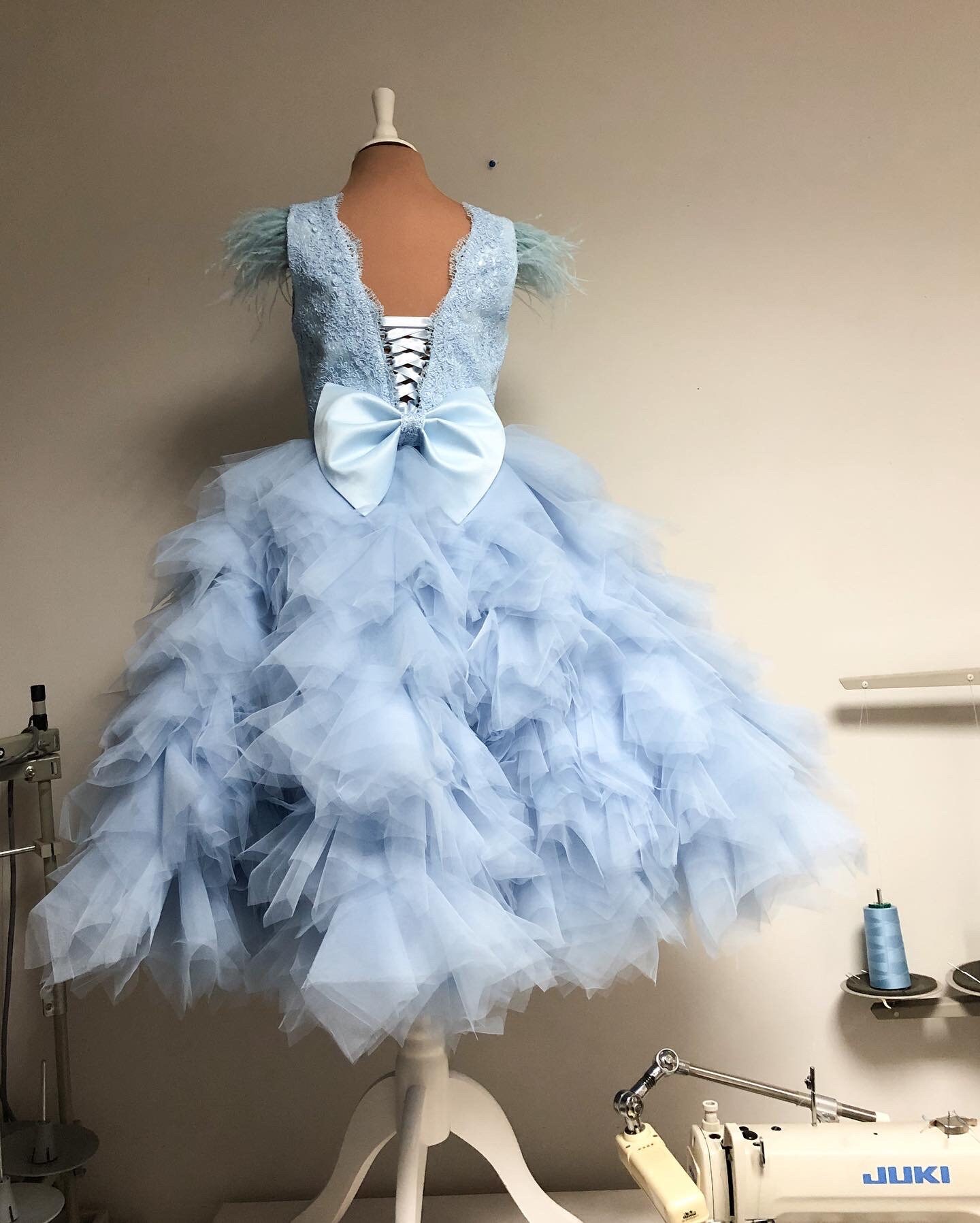 Blue Kids Dress Party Dress Elegant Dress Girls Princes - Etsy