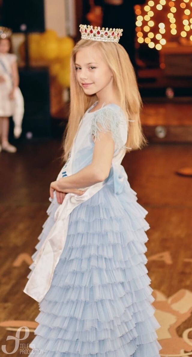 Light Blue Kids Dress Party Dress Elegant Dress Girls - Etsy