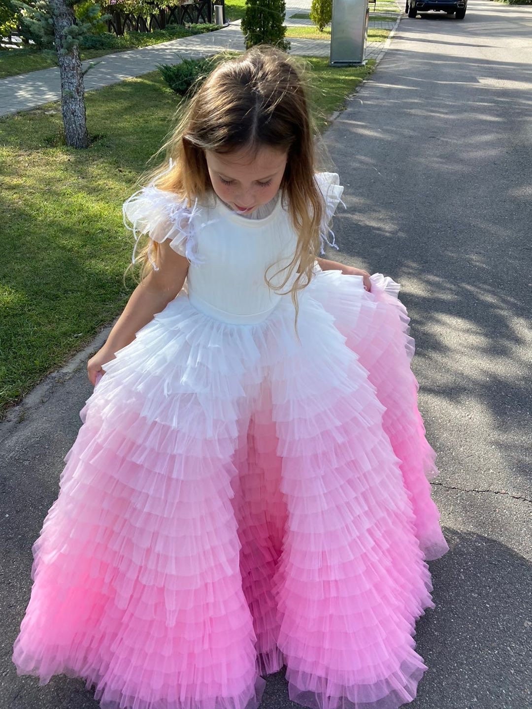 Gradient Kids Dress Party Dress Elegant Dress Girls Princes - Etsy UK