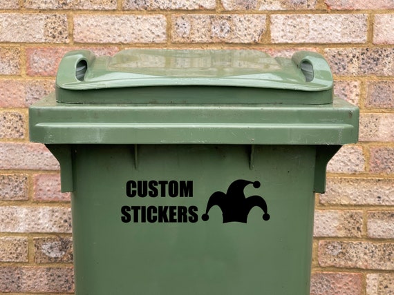 Custom Wheelie Bin Stickers Custom Stickers Vinyl Stickers | Etsy UK