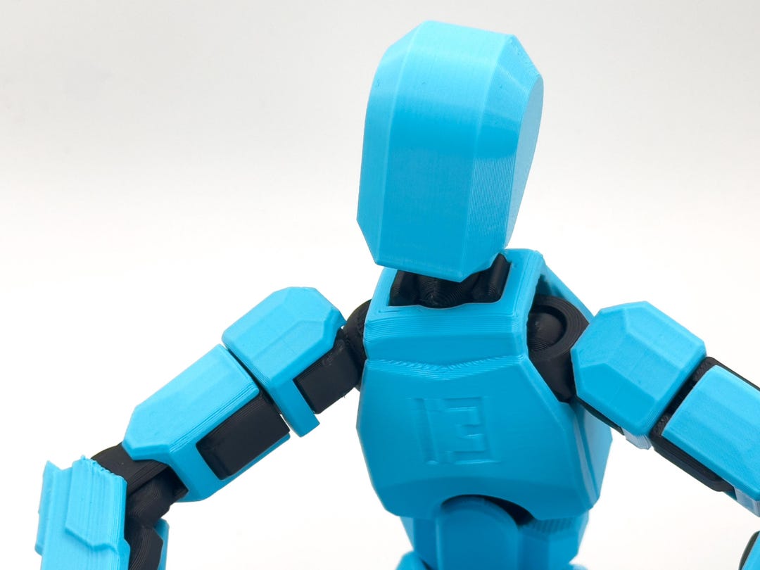 3D Printed Robot Poseable Character Various Colours Custom Made ...
