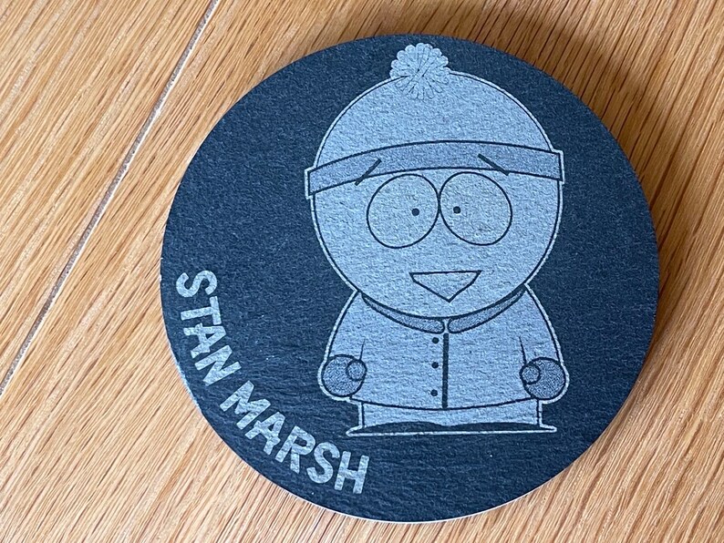South Park Characters Slate Coasters Cartoon Character - Etsy UK