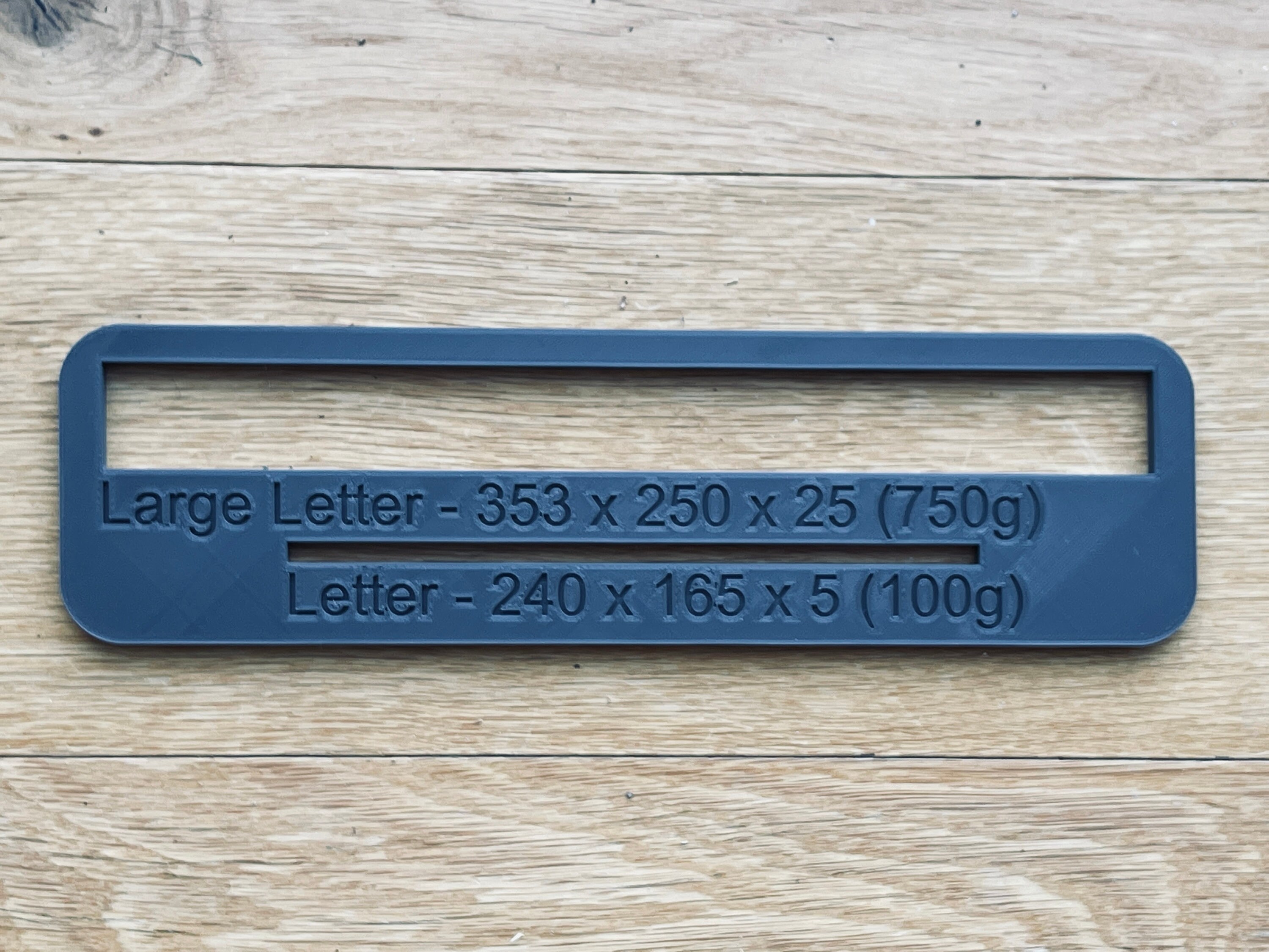 Royal Mail letter size template | Etsy