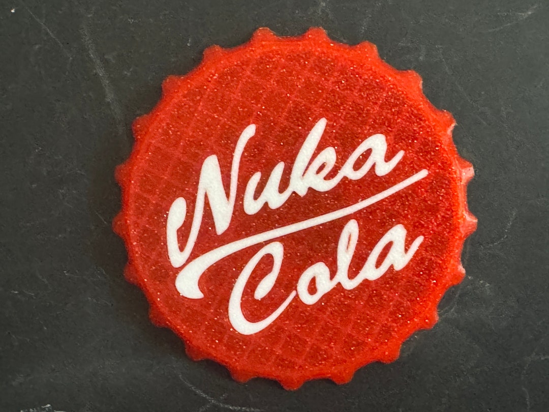 Fallout Vault Boy Fridge Magnet Nuka Cola Fizzy Drink and Currency ...