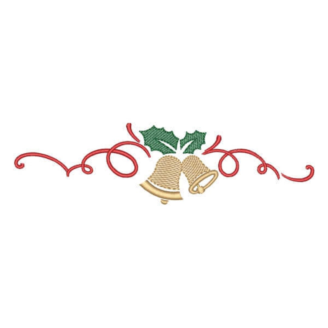 Christmas Border Embroidery Design 6 Different Sizes for Instant ...