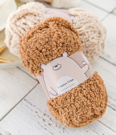 New 50g Soft Baby Yarn Plush Yarn Teddy Bear Yarn Fluffy - Etsy