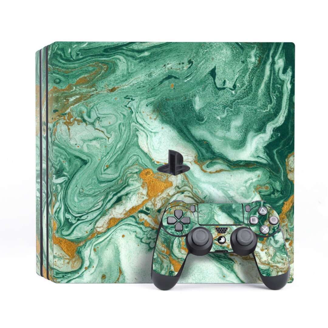 Ps4 Skin Watercolor Ps4 Skin Psychedelic Marble Ps4 Skin Gold - Etsy