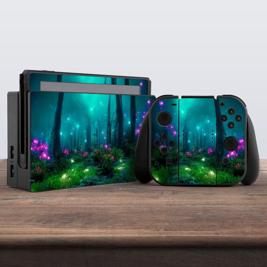 Magic Forest Art Nintendo Switches Skin Nintendo Switches Accessories ...