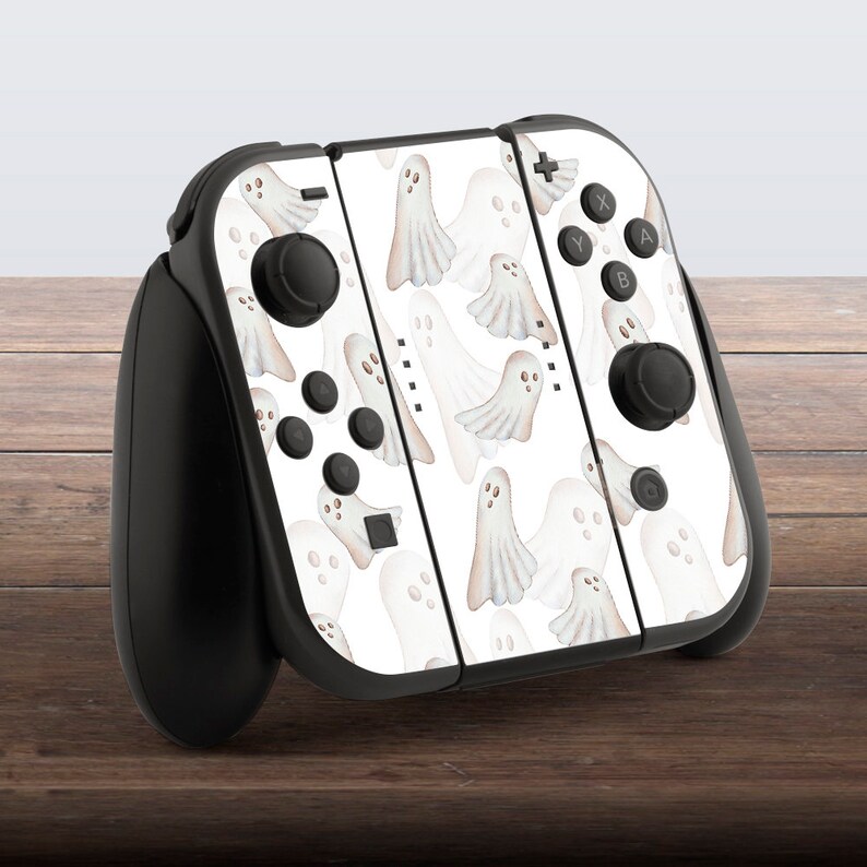 Switch Skin White Skin Ghost Switch Skin Halloween Aesthetic Vinyl ...