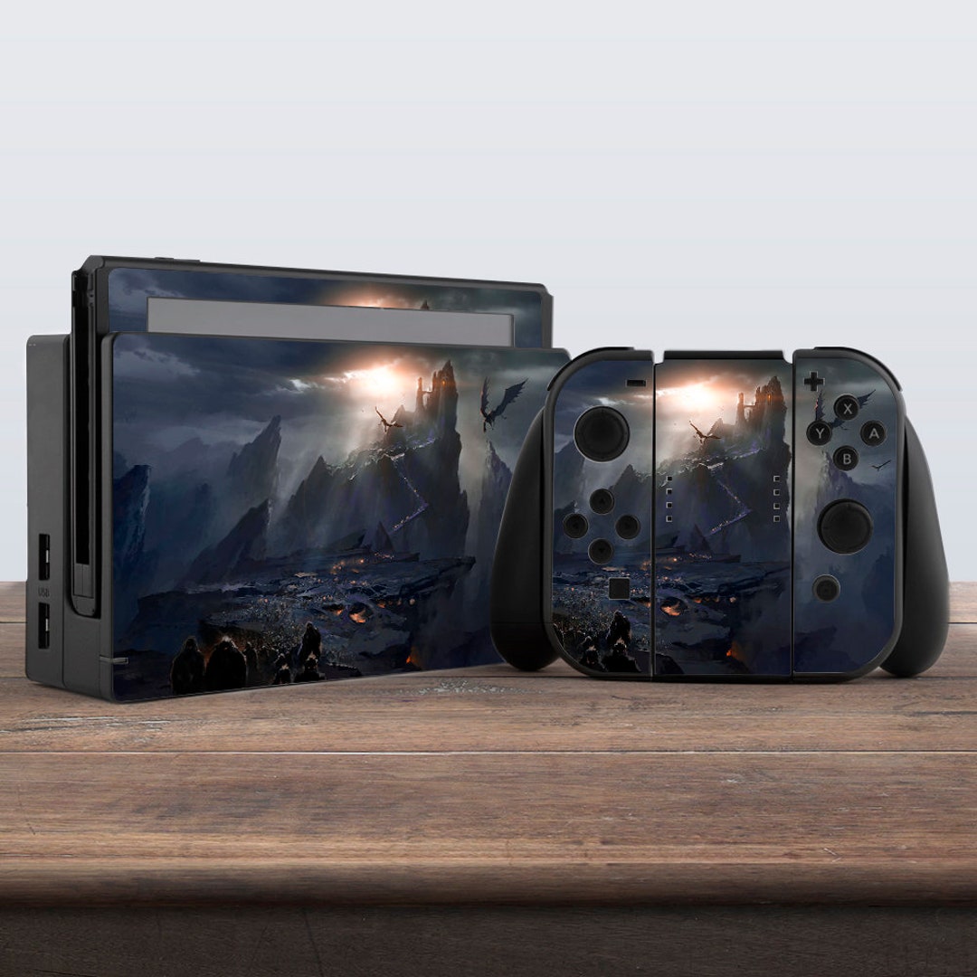 Dark Castle Print Nintendo Decor Gothic Nature Art Nintendo Switches ...