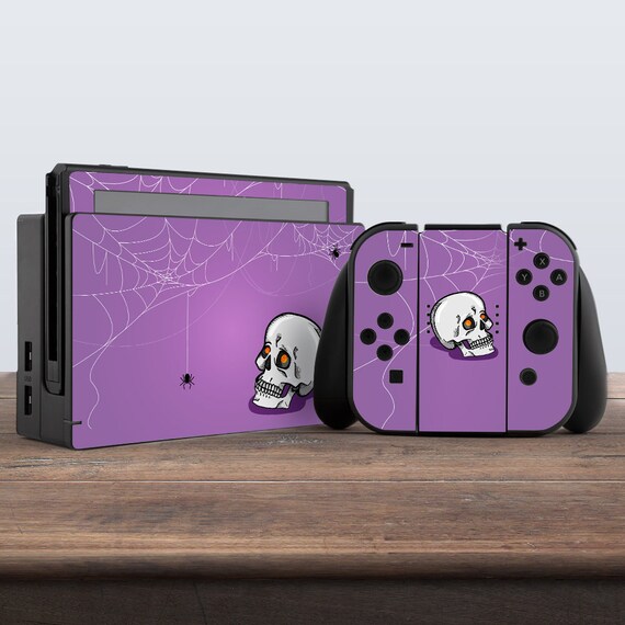 Switch Skin Purple Switch Skin Skull Switch Skin Horror Skin - Etsy