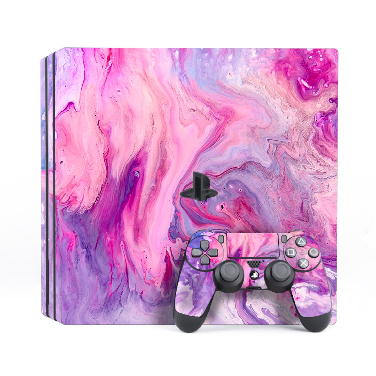 PS4 Skin Pink Marble Ps4 Pro Slim Fat Vinyl Sticker Girl - Etsy