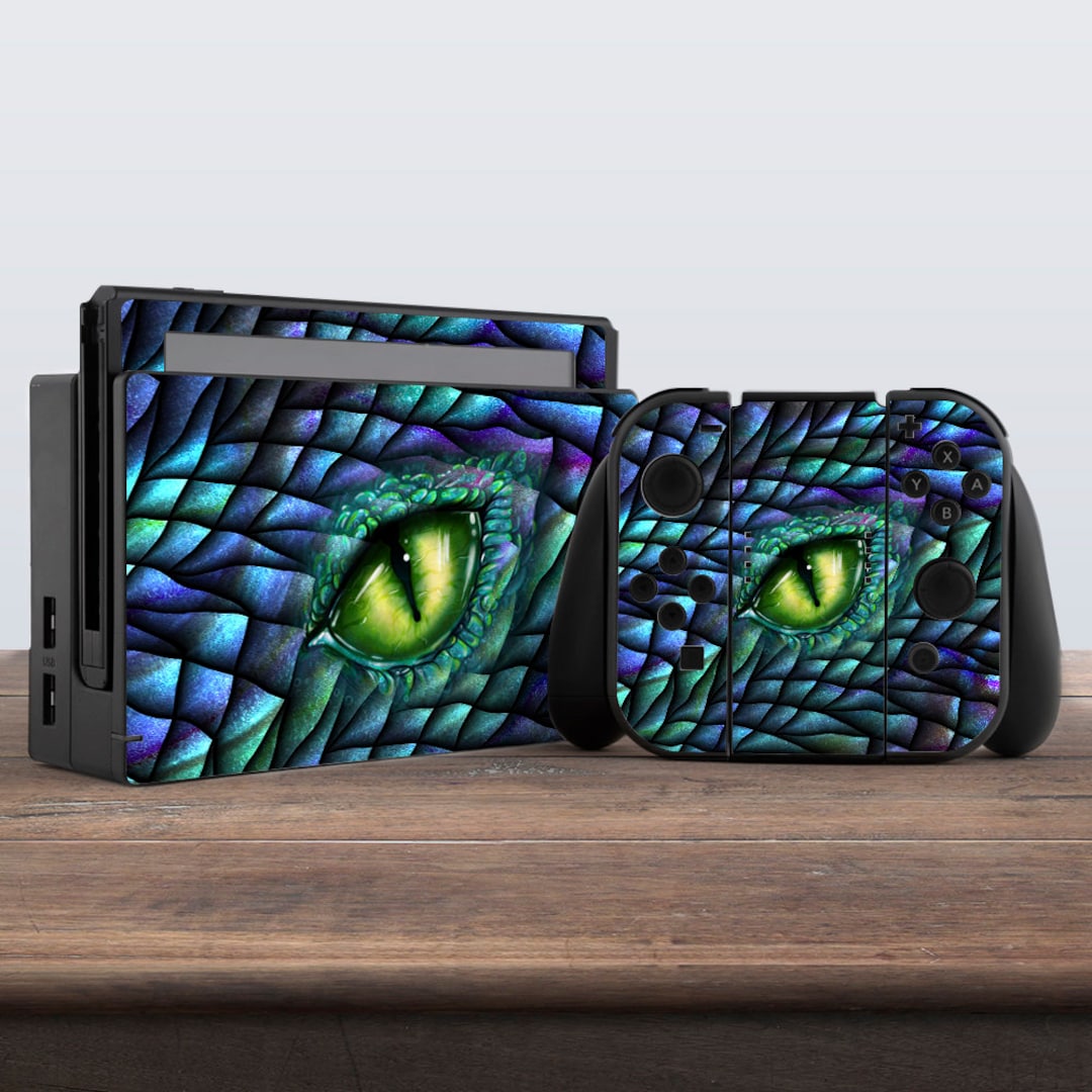 Dragon Eye Print Nintendo Switches Accessories Dragon Scale Skin ...