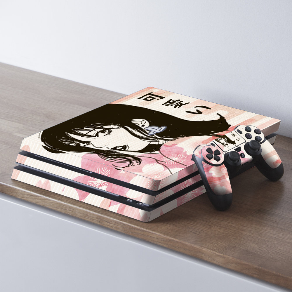 Ps4 Skin Anime Skin Pink Kawaii Ps4 Skin Japan Skin Cute Girl - Etsy