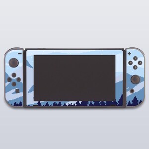 Winter Pixel Art Nature Art Skin Nintendo Switches Skin Mountains Art ...