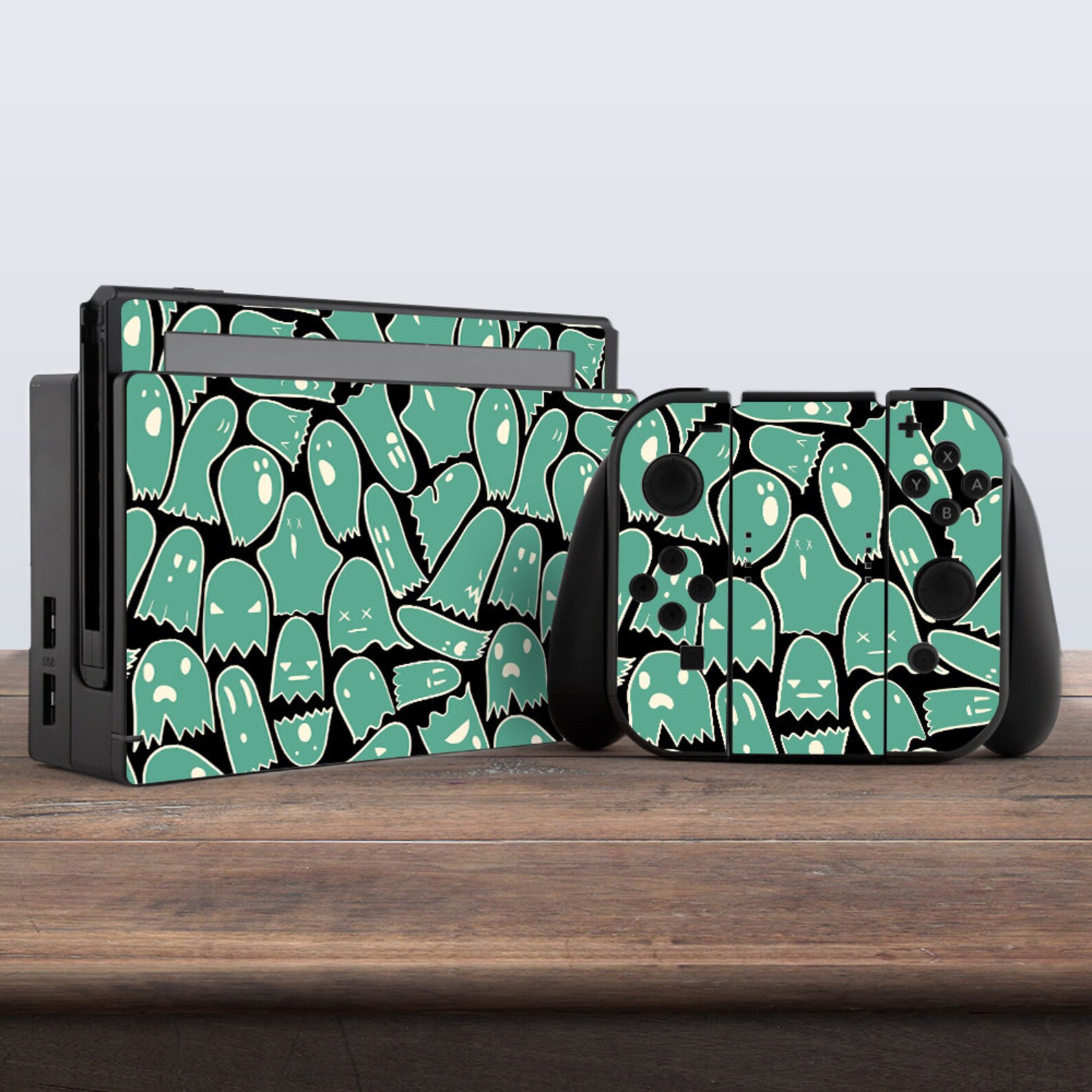 Switch Skin Ghost Switch Skin Halloween Phantom Vinyl Sticker - Etsy