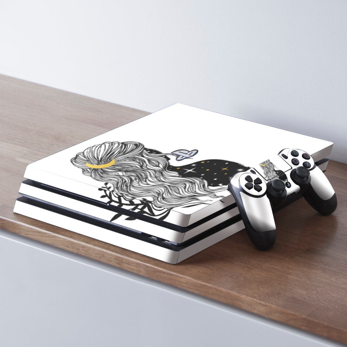 Ps4 Skin Mermaid Ps4 Skin Girl Ps4 Skin Silhouette Ps4 Skin - Etsy