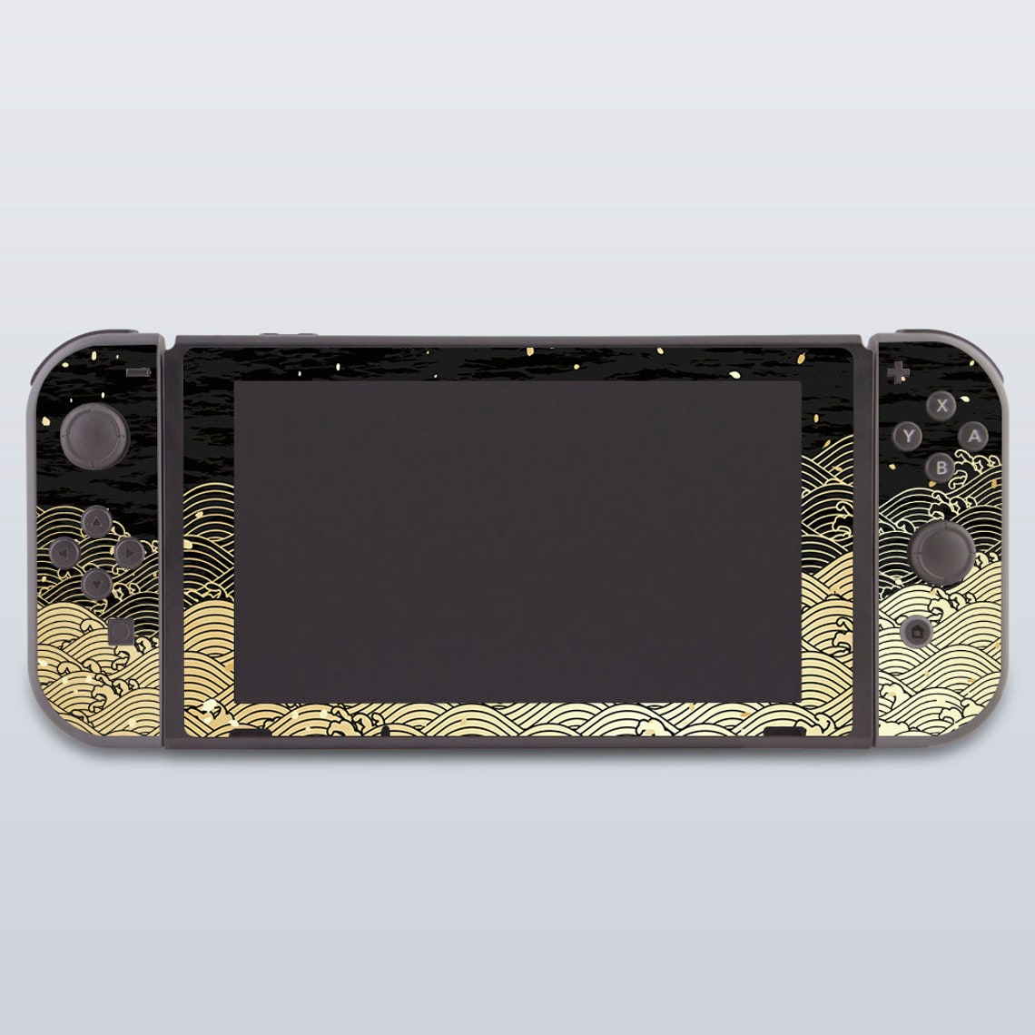 Nintendo Switch Skin Black Vinyl Sticker Wave Ocean Sky Stars - Etsy
