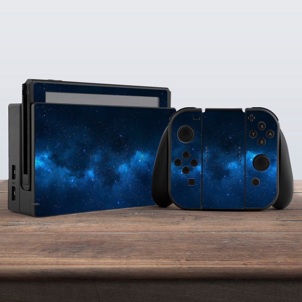 Switch skin space Switch skin galaxy switsh skin blue switch | Etsy