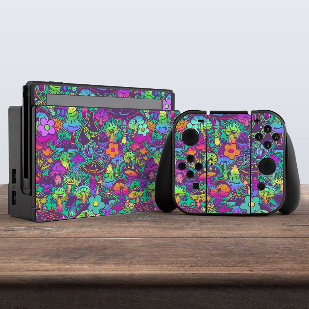 Switch Skin Mushrooms Switch Skin Green Skin Vintage Skin Retro 80s ...