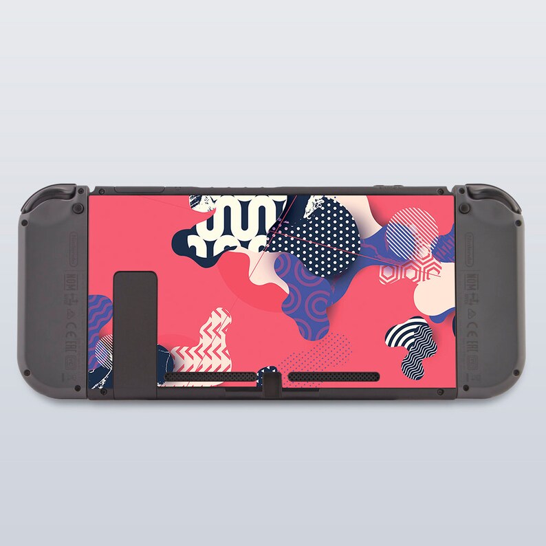 Geometric Art Pink Skin Sticker Decal Simple Art Controller | Etsy