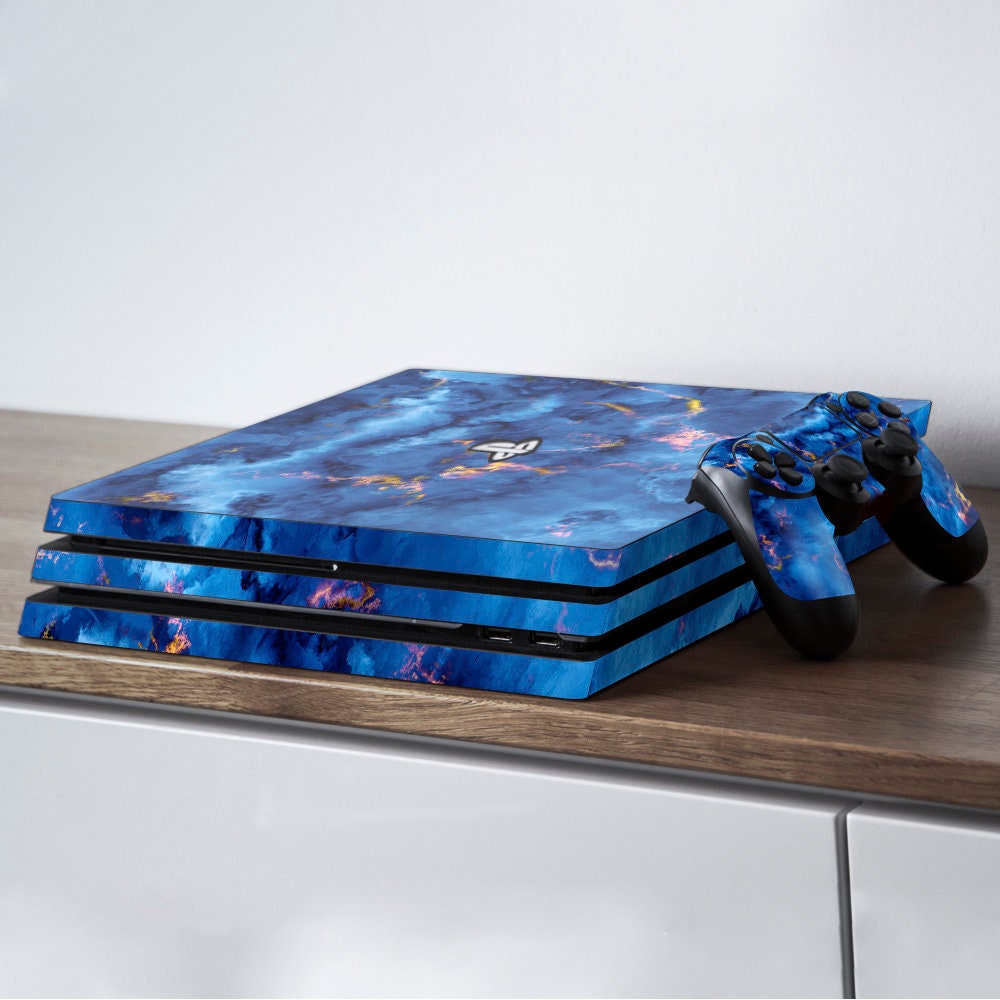 Ps4 skin clouds ps4 skin marble ps4 skin gold ps4 skin storm | Etsy