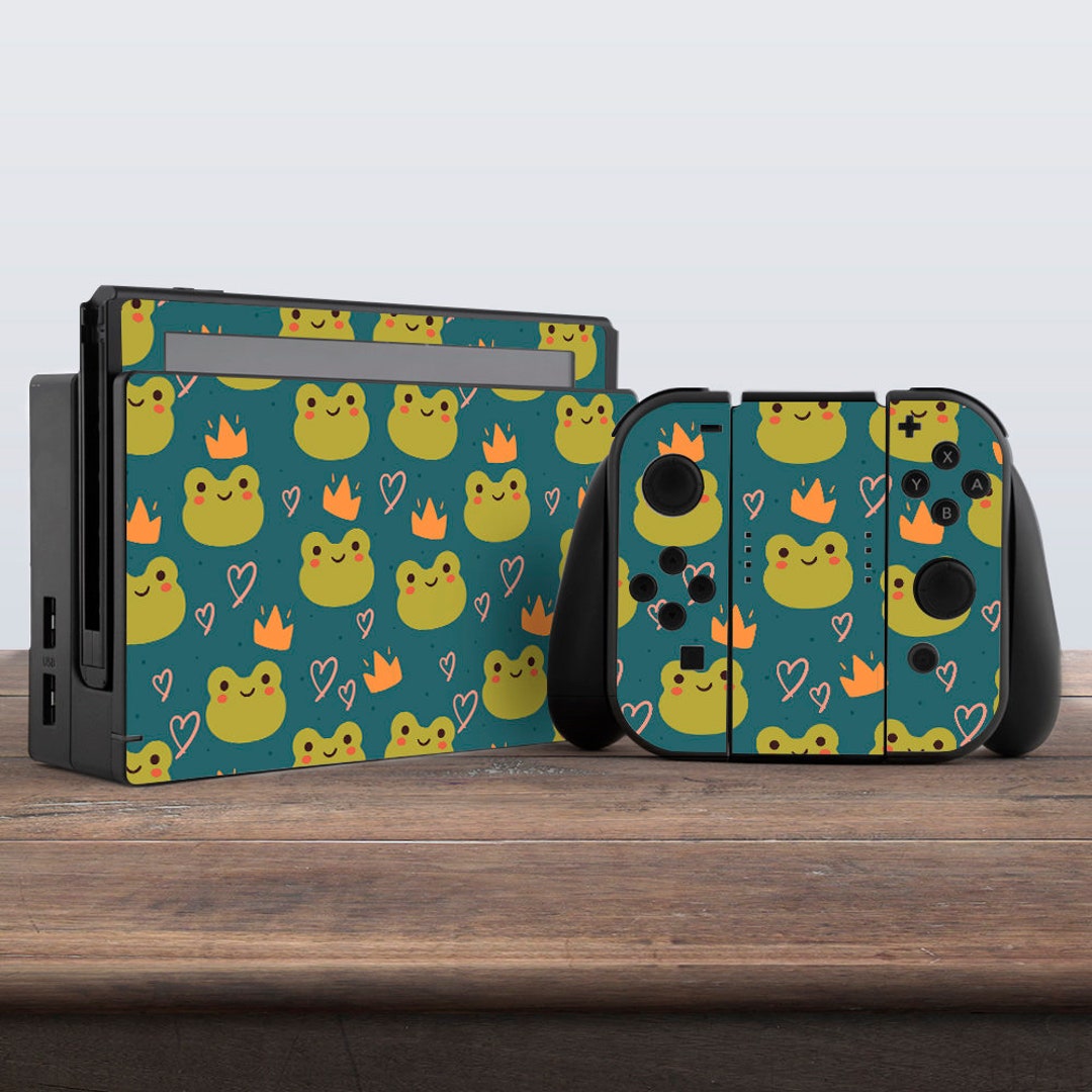 Nintendo Switches Skin Funny Frog Print Nintendo Switches Accessories ...