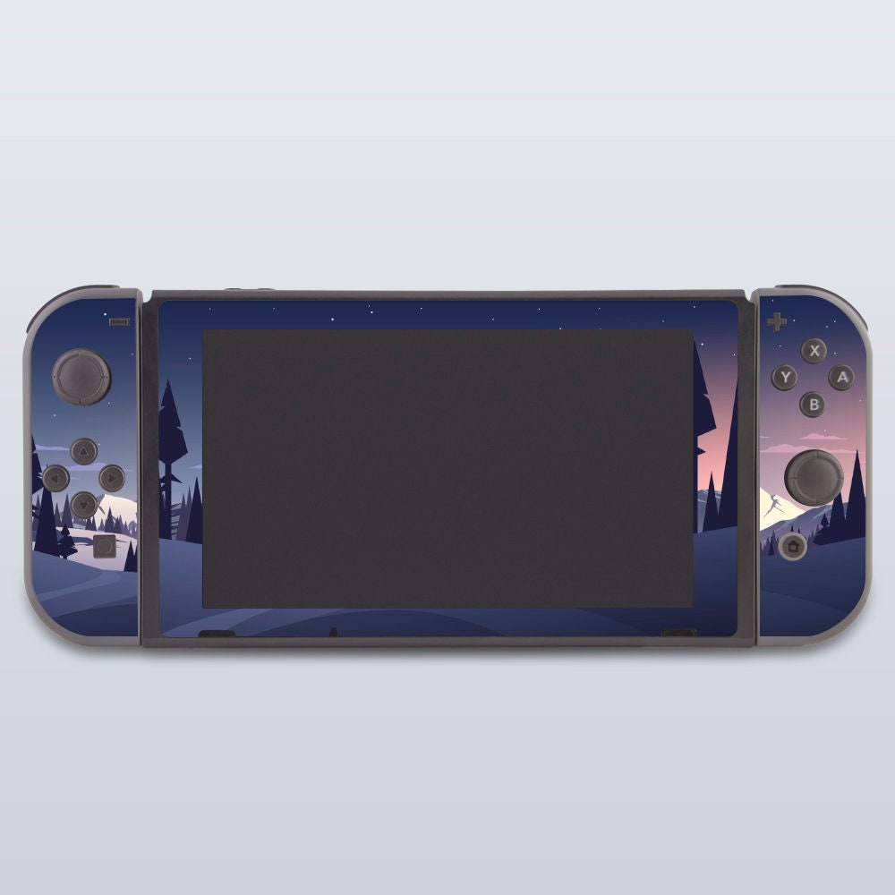 Switch skin snow switch skin mountain switch skin night sky | Etsy