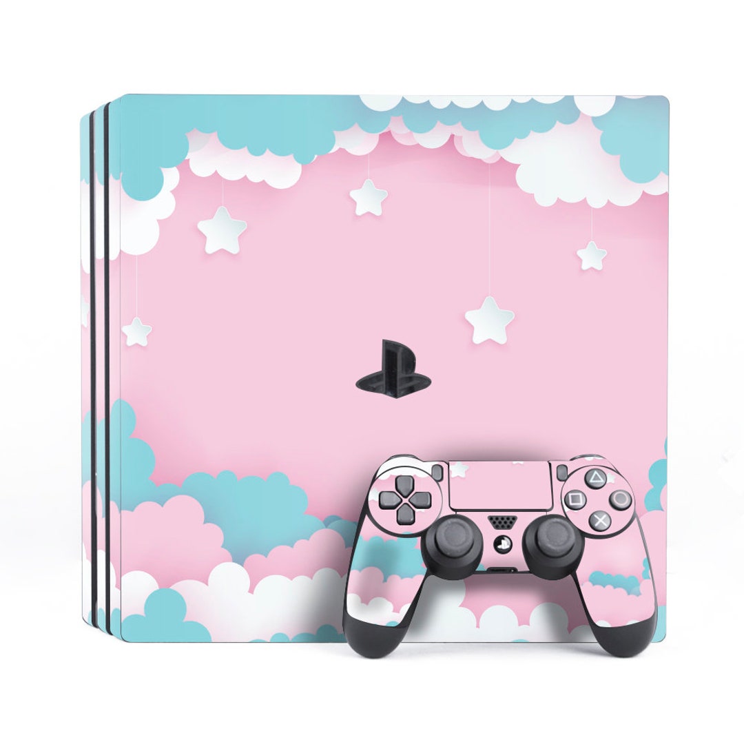 Ps4 Sky Skin Ps4 Clouds Skin Pink Ps4 Skin Pstel Ps4 Skin PS4 Slim ...