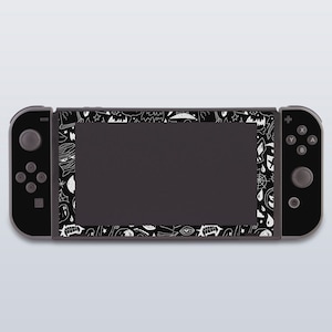 Switch Skin Black Switch Skin Horror Switch Skin Goth Dark Aesthetic ...