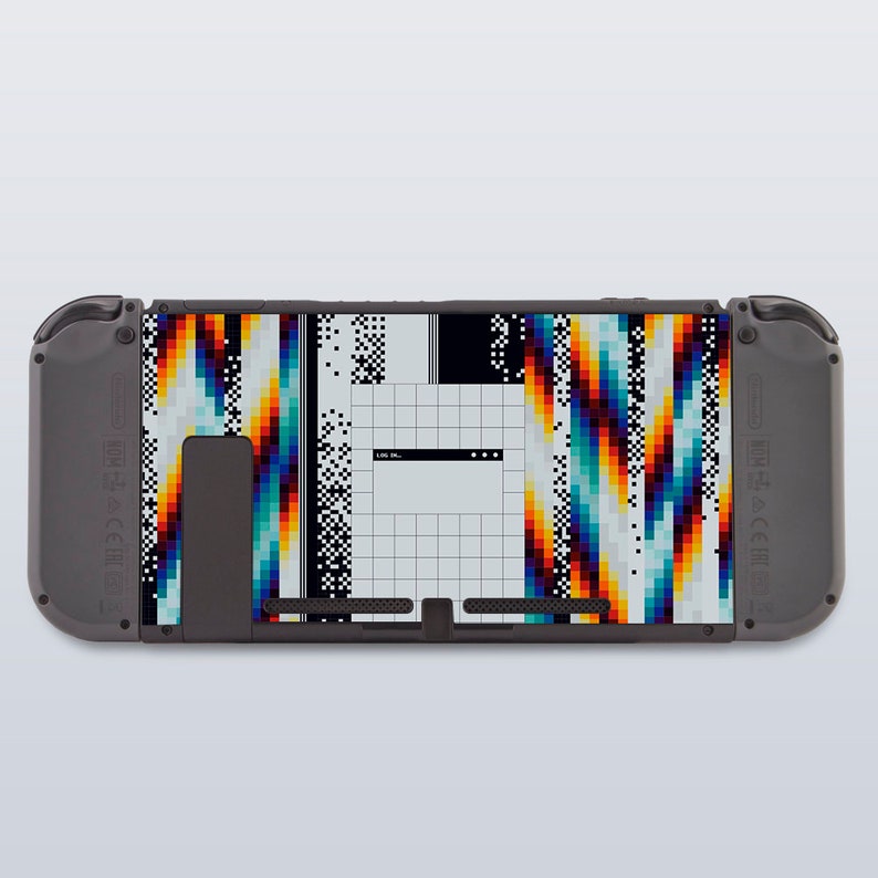 Switch Skin Retro Switch Skin Neon Switch Skin Vaporwave Vinyl - Etsy