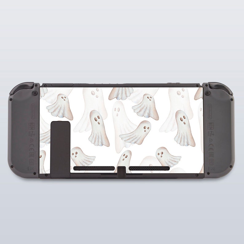 Switch Skin White Skin Ghost Switch Skin Halloween Aesthetic Vinyl ...