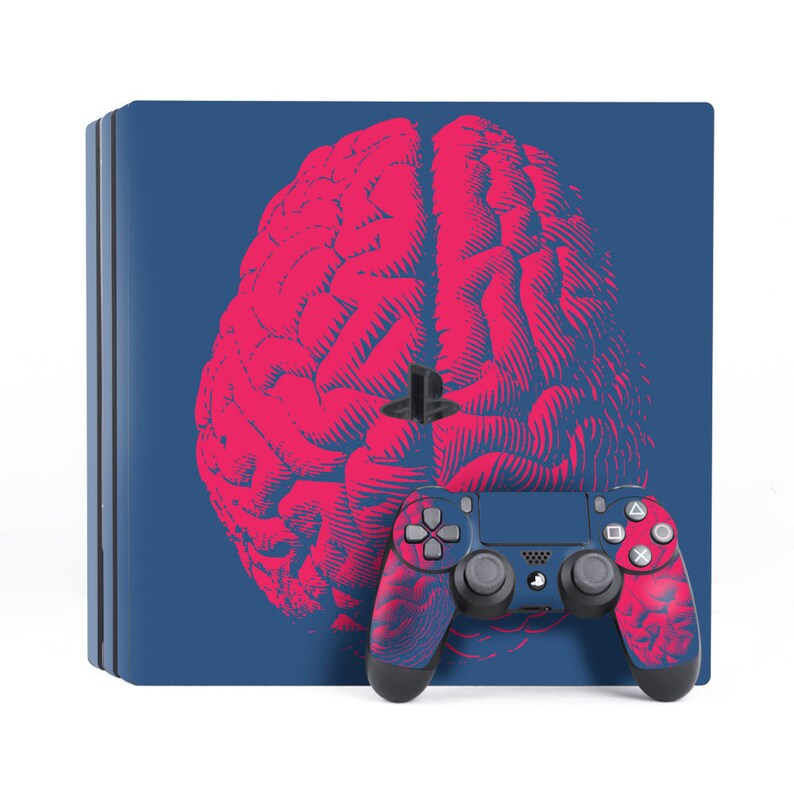 Ps4 Skin Brain Ps4 Skin Red Ps4 Skin Pop Art Ps4 Skin | Etsy