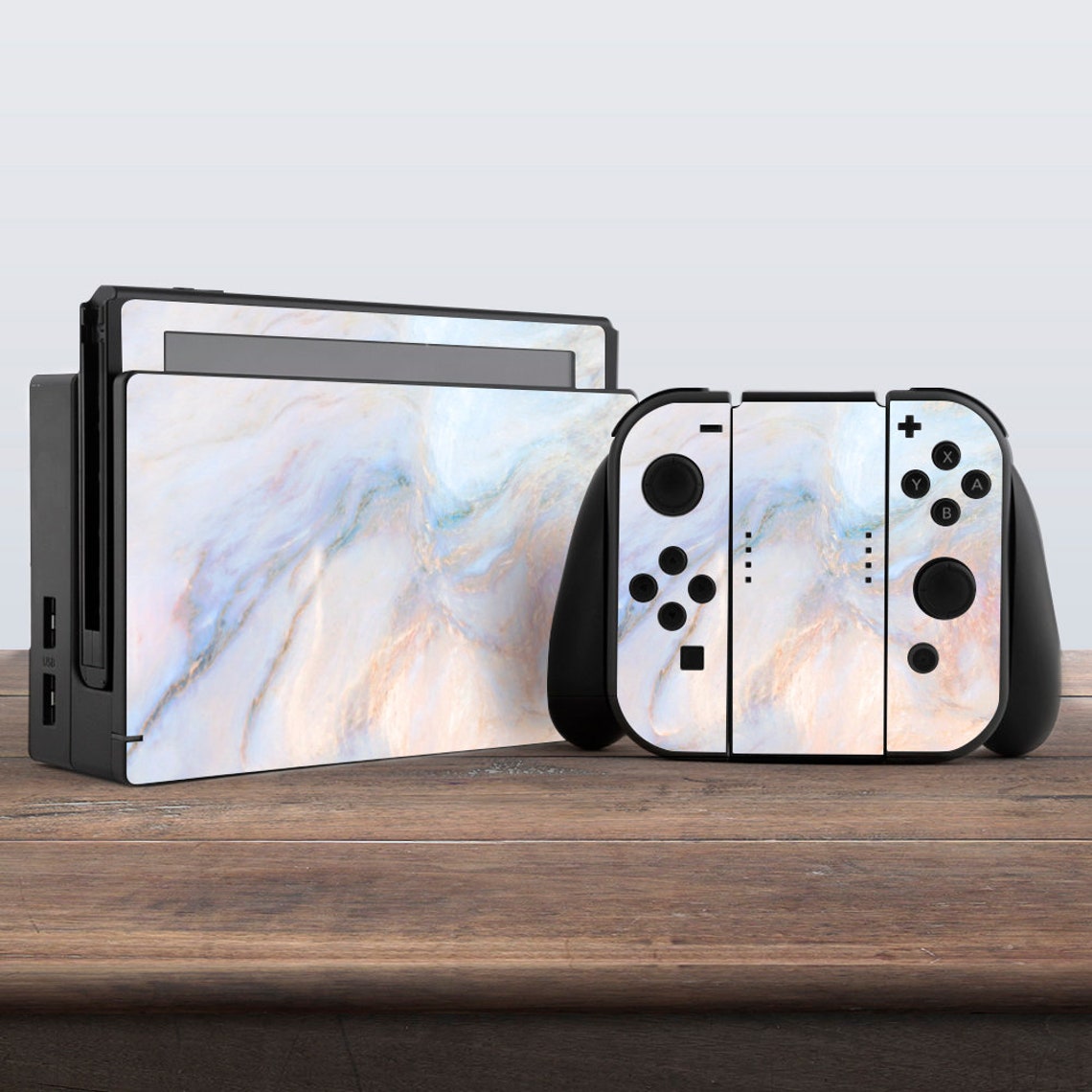 Switch Skin Marble Switch Skin Pastel Nintendo Skin Vintage Switch Skin ...