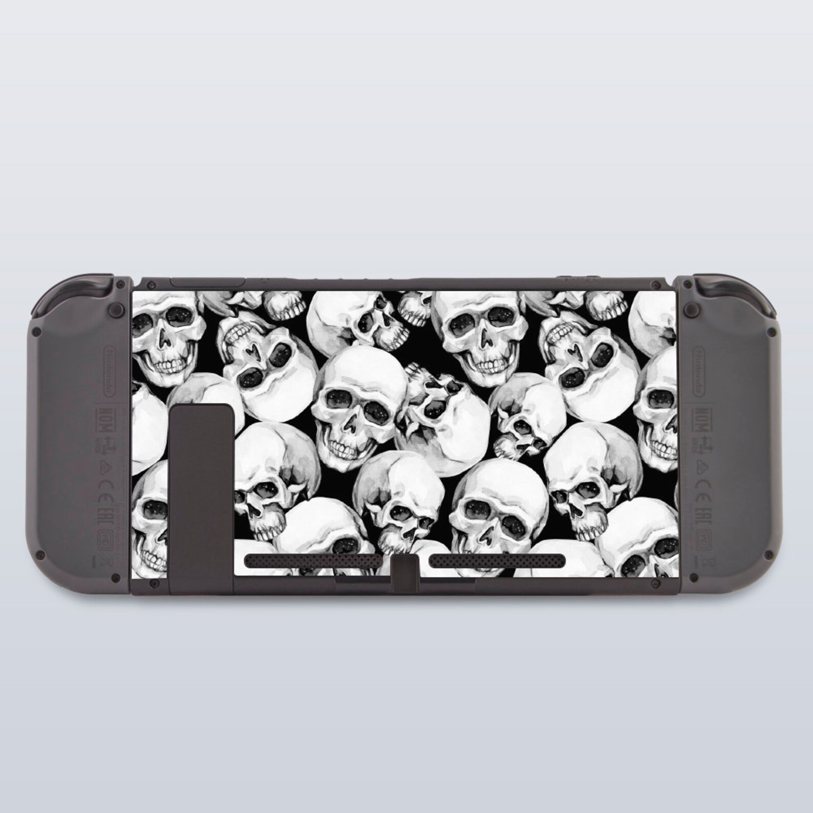 Switch skin skull switch skin pattern swith skin skeleton | Etsy