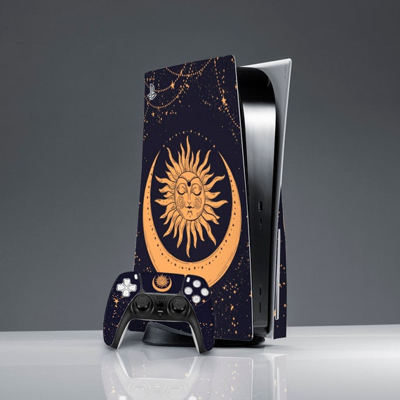PS5 Skin Space Playstation 5 Skin Galaxy Gold Sky Console and - Etsy