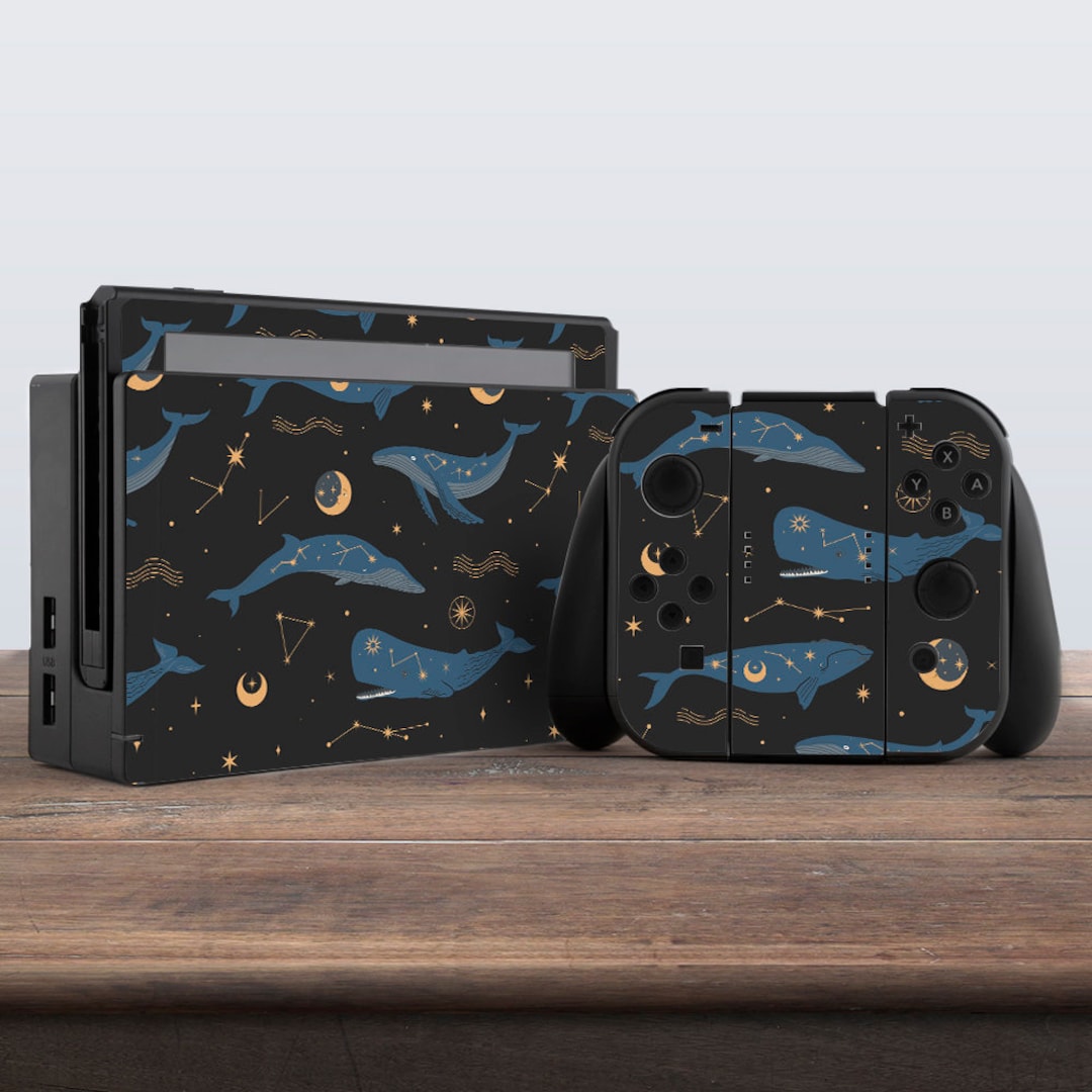 Blue Whale Print Nintendo Switches Skin Constellation Print Nintendo ...